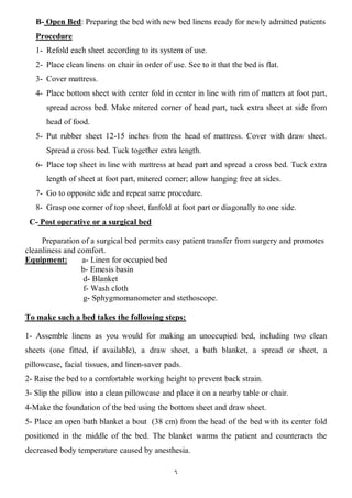 BED MAKING | PDF