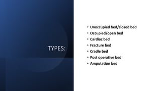bed making for nursing students power point presentation | PPTX