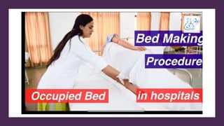 bed making for nursing students power point presentation | PPTX