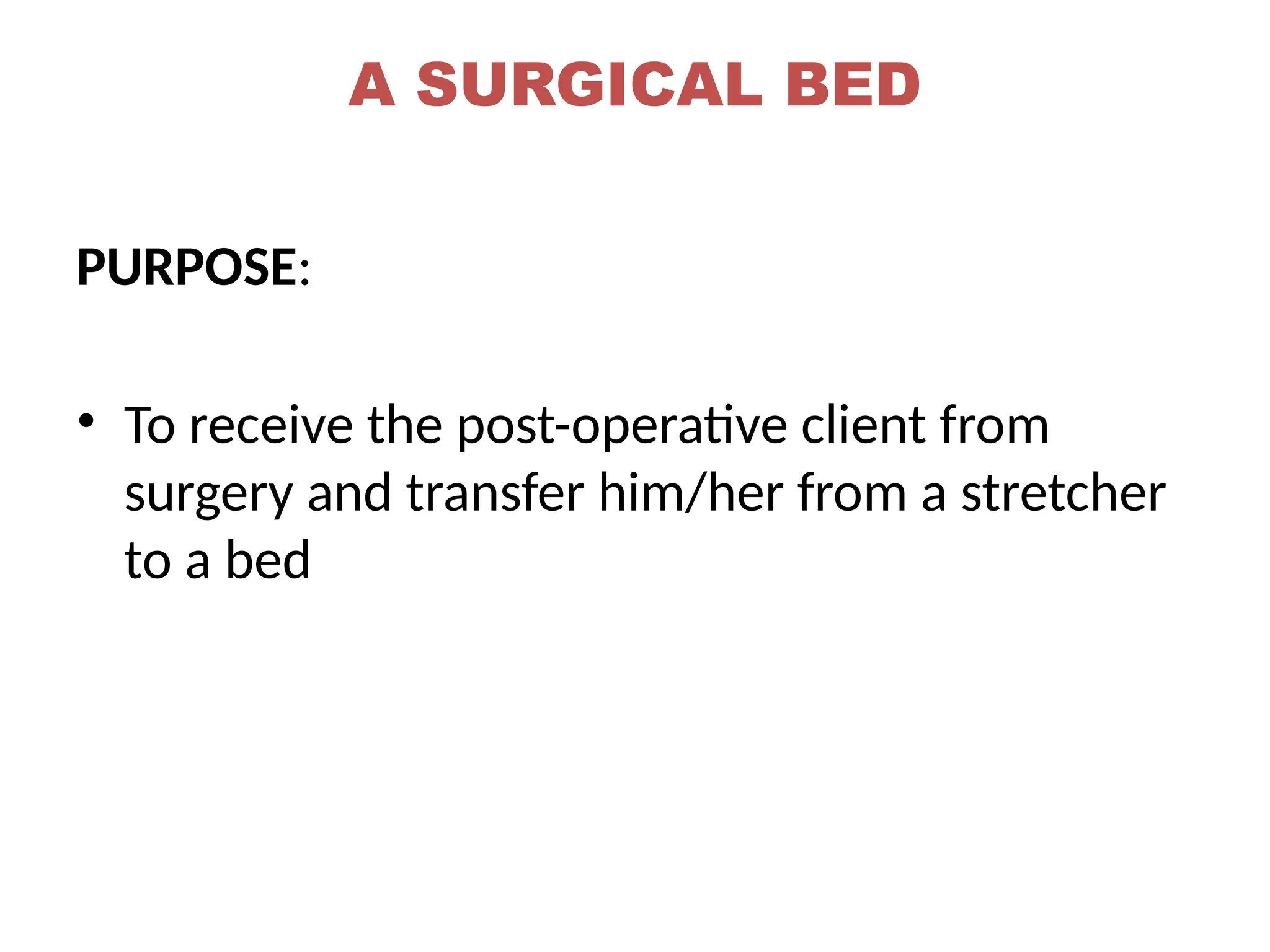 hOSPITAL BED MAKING PROCEDURE GUIDELINE | PPTX