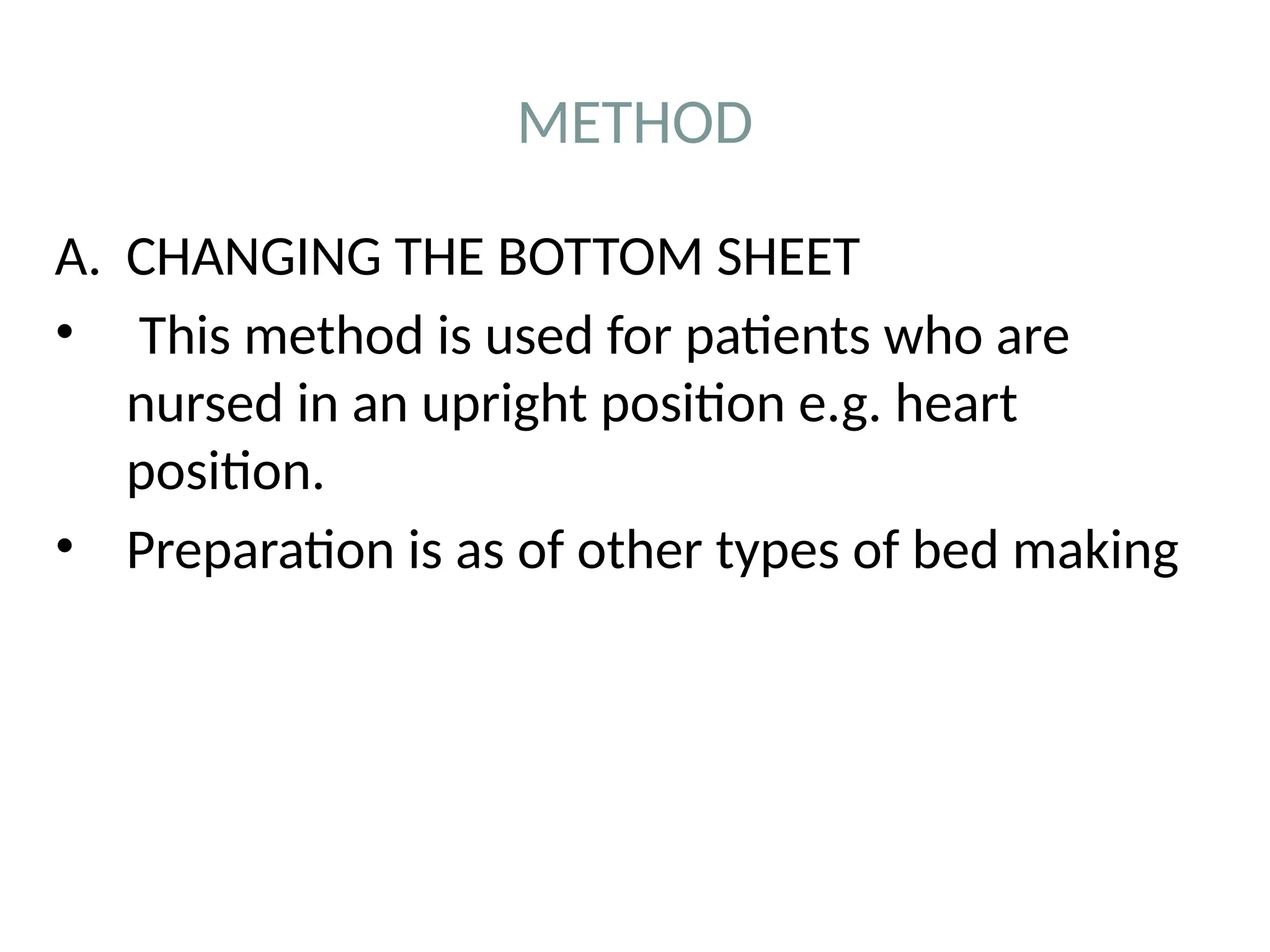 hOSPITAL BED MAKING PROCEDURE GUIDELINE | PPTX