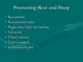 NurseReview.Org - Rest and Sleep Bed Making | PPT