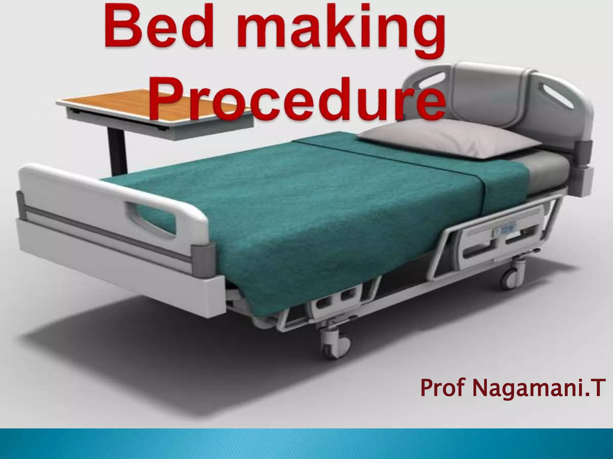 Un occupied Bed making procedure.pptx