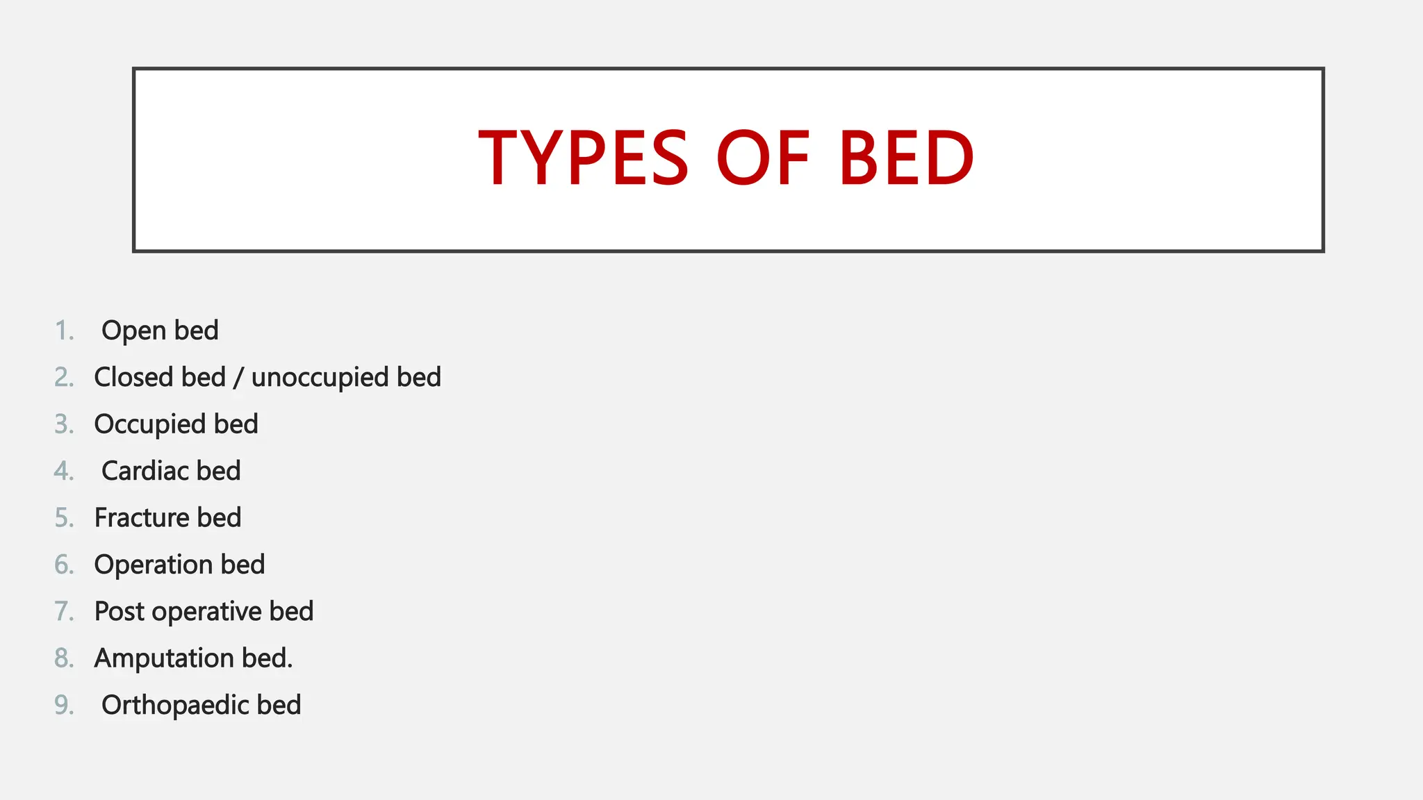 Bed making procedure ,purpose slide share.pptx