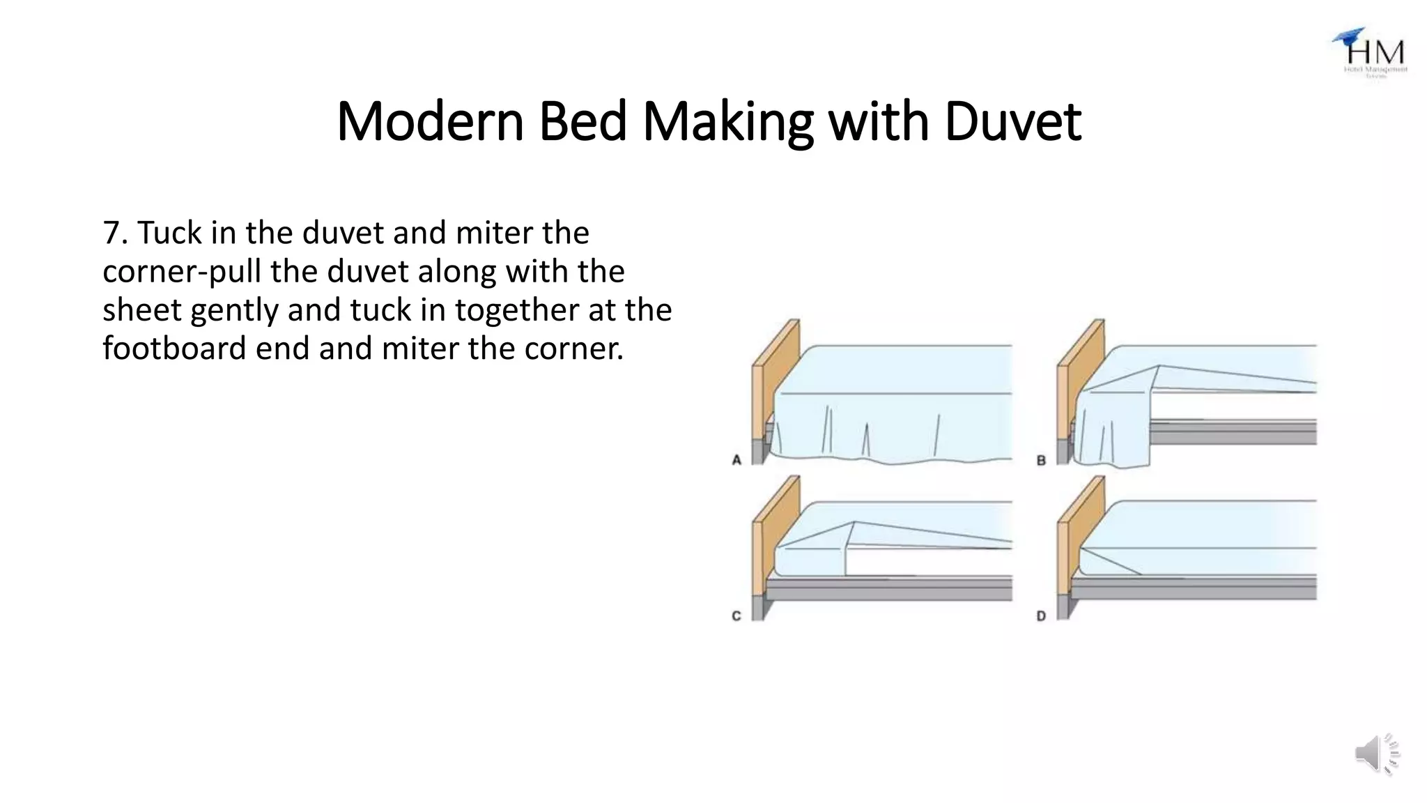 Bed making process | PPTX