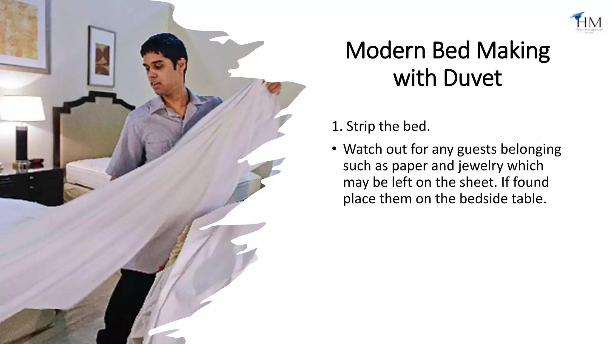 Bed making process | PPTX