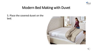 Bed making process | PPTX