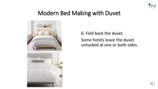 Bed making process | PPTX