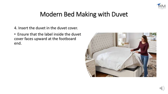 Bed making process | PPTX
