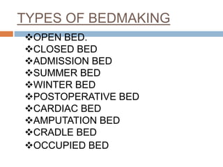 Bed making slide share | PPTX | Personal Care | Style & Fashion