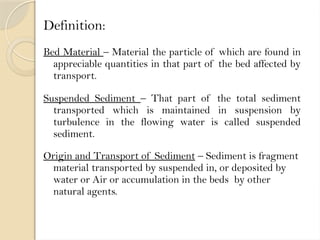 Bed Material and Suspended Sediment.pptx