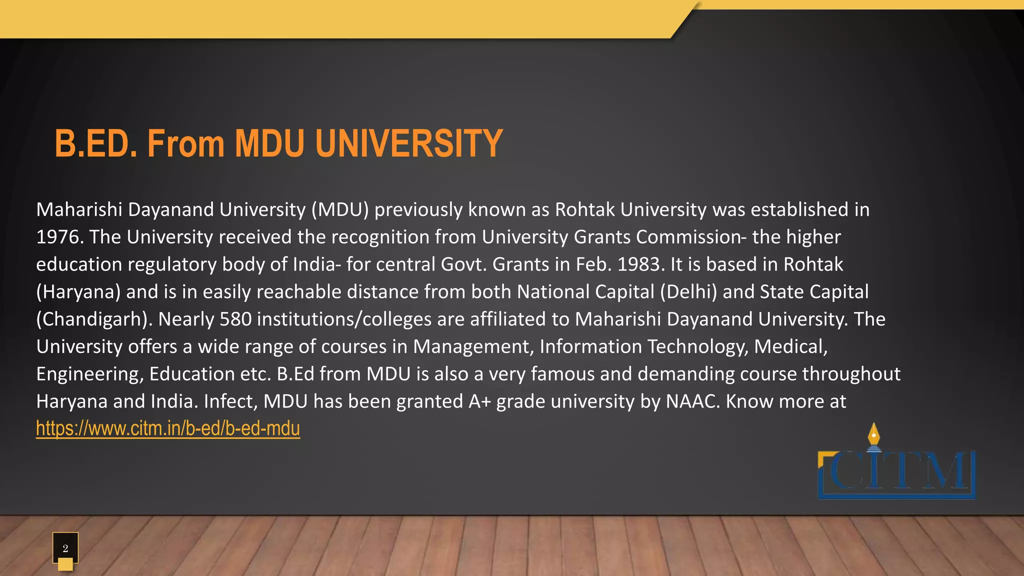 b ed mdu rohtak.pptx