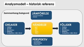 Bedömningsmatris och analysmodeller | PPTX