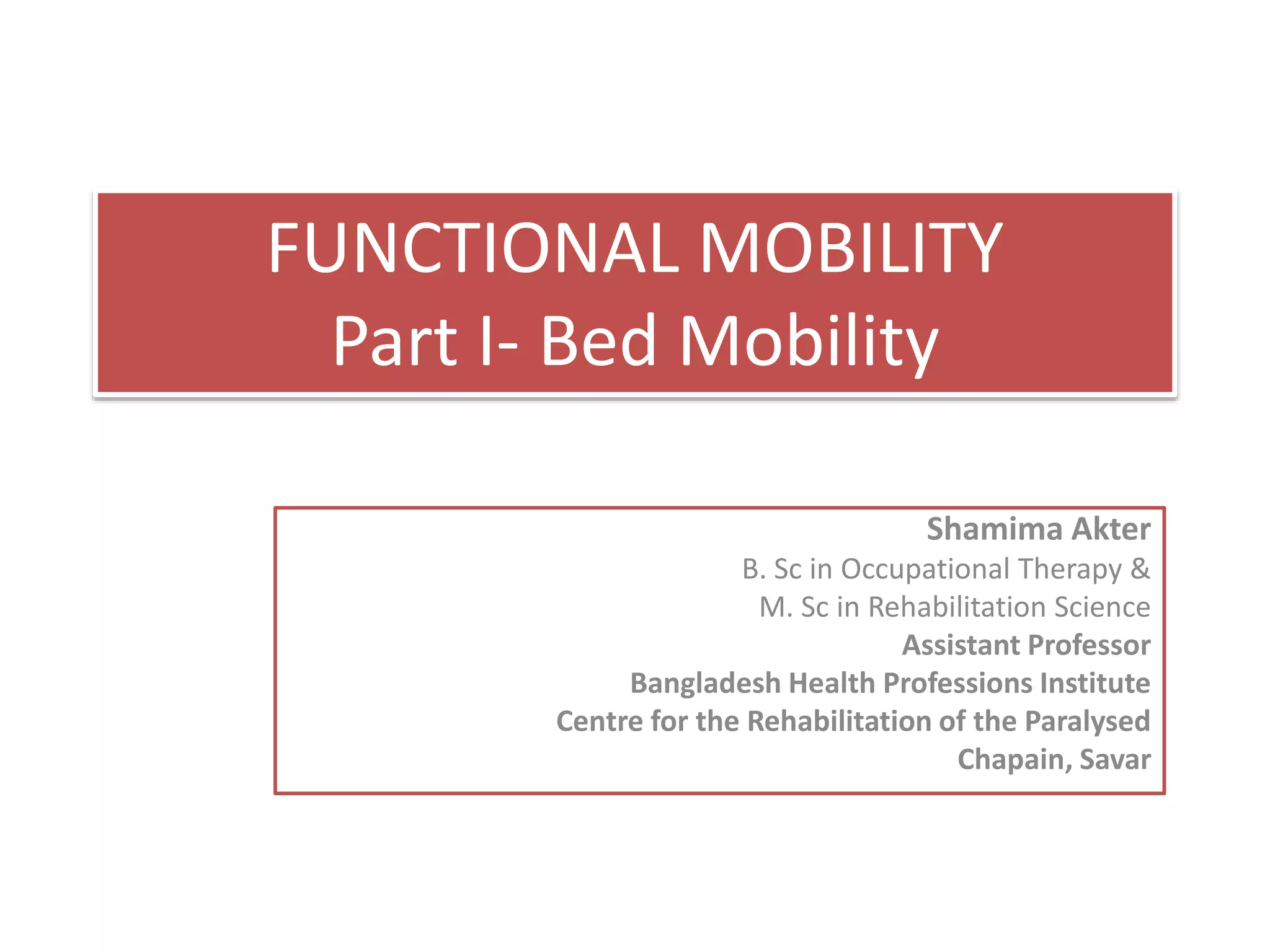 BED MOBILITY.pptx