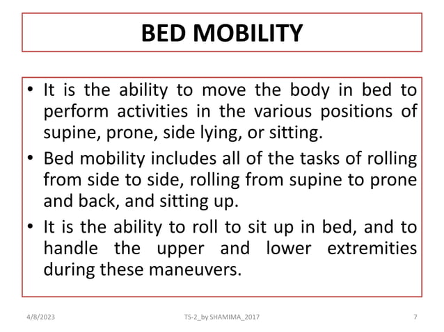 BED MOBILITY.pptx