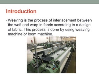 Overall Maintenance of Weaving Machine | PPTX