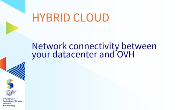 Hybrid cloud : why and how to connect your datacenters to OVHcloud ...