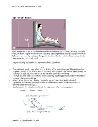 BED POSITION | PDF