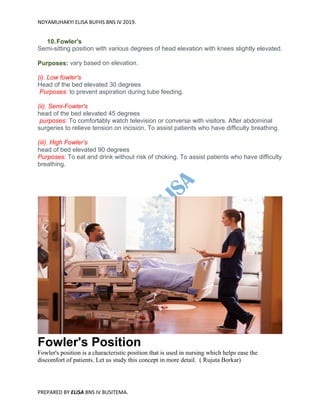 BED POSITION | PDF