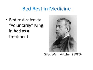 Silas Weir Mitchell Rest Cure