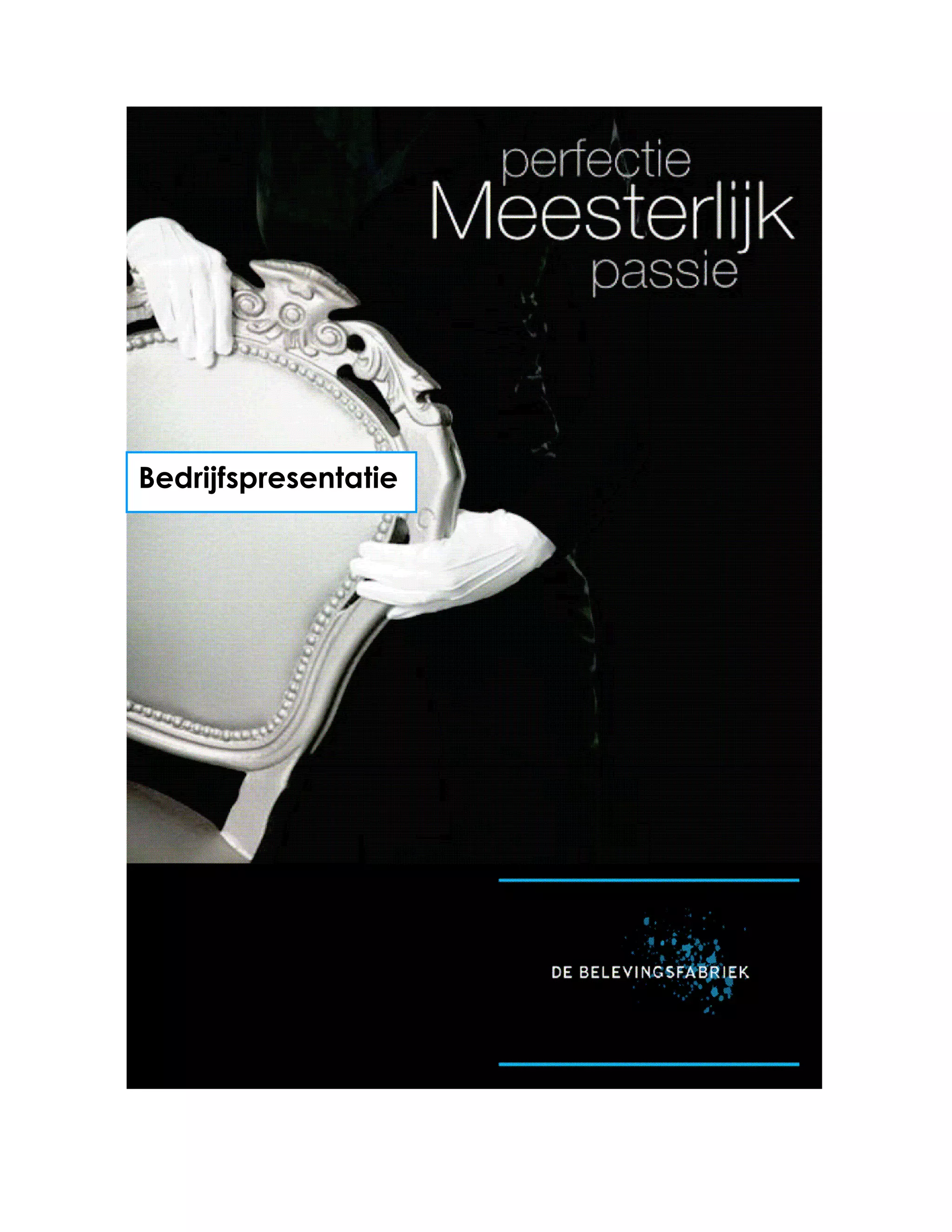 Bedrijfspresentatie BelevingsFabriek | PDF