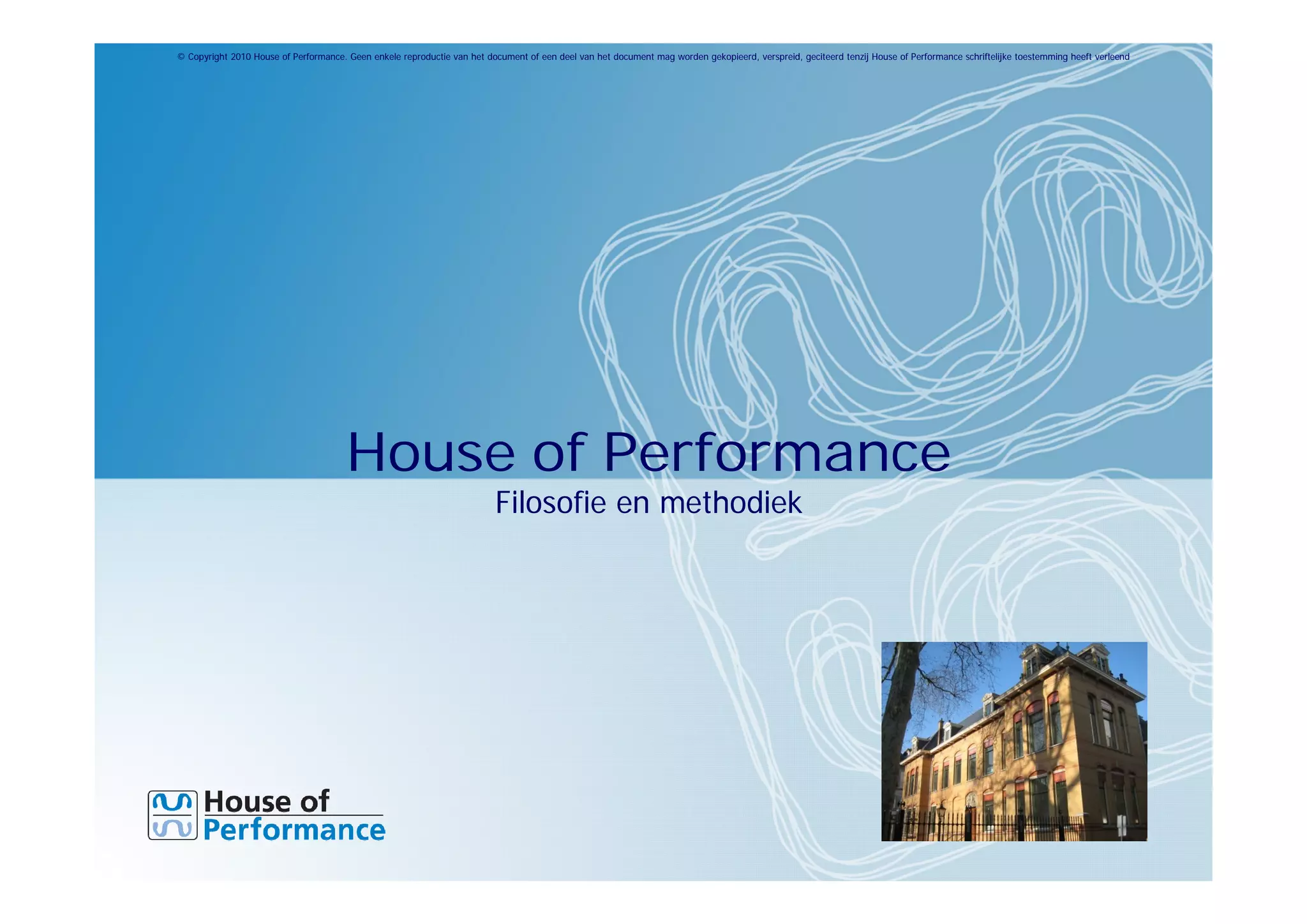 Bedrijfspresentatie House of Performance | PPT