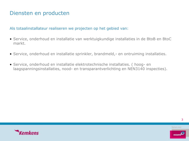 Bedrijfspresentatie kemkens | PPTX