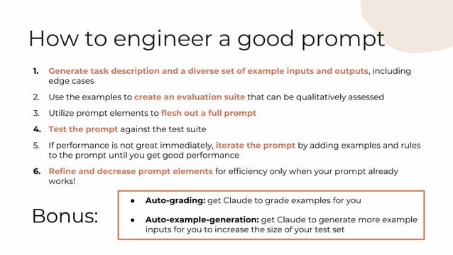 [BEDROCK] Claude Prompt Engineering Techniques.pptx