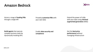 Amazon Bedrock in Action - presentation of the Bedrock's capabilities ...