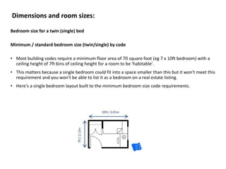 Space Planning Of Bedroom | PPTX
