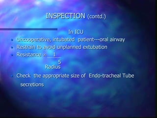 Bedside assessment of pulmonary function by prof. mridul panditrao | PPTX