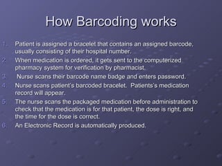 Bedside Barcoding1 | PPT | Pharmaceutical Drugs | Medical Health