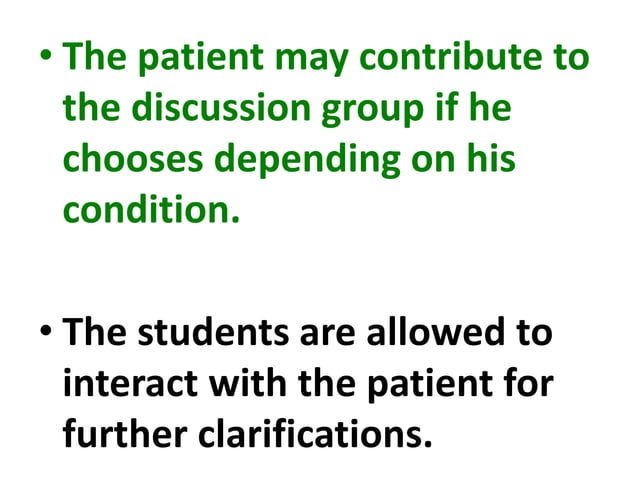 BEDSIDE CLINIC | PPTX | Medical Health