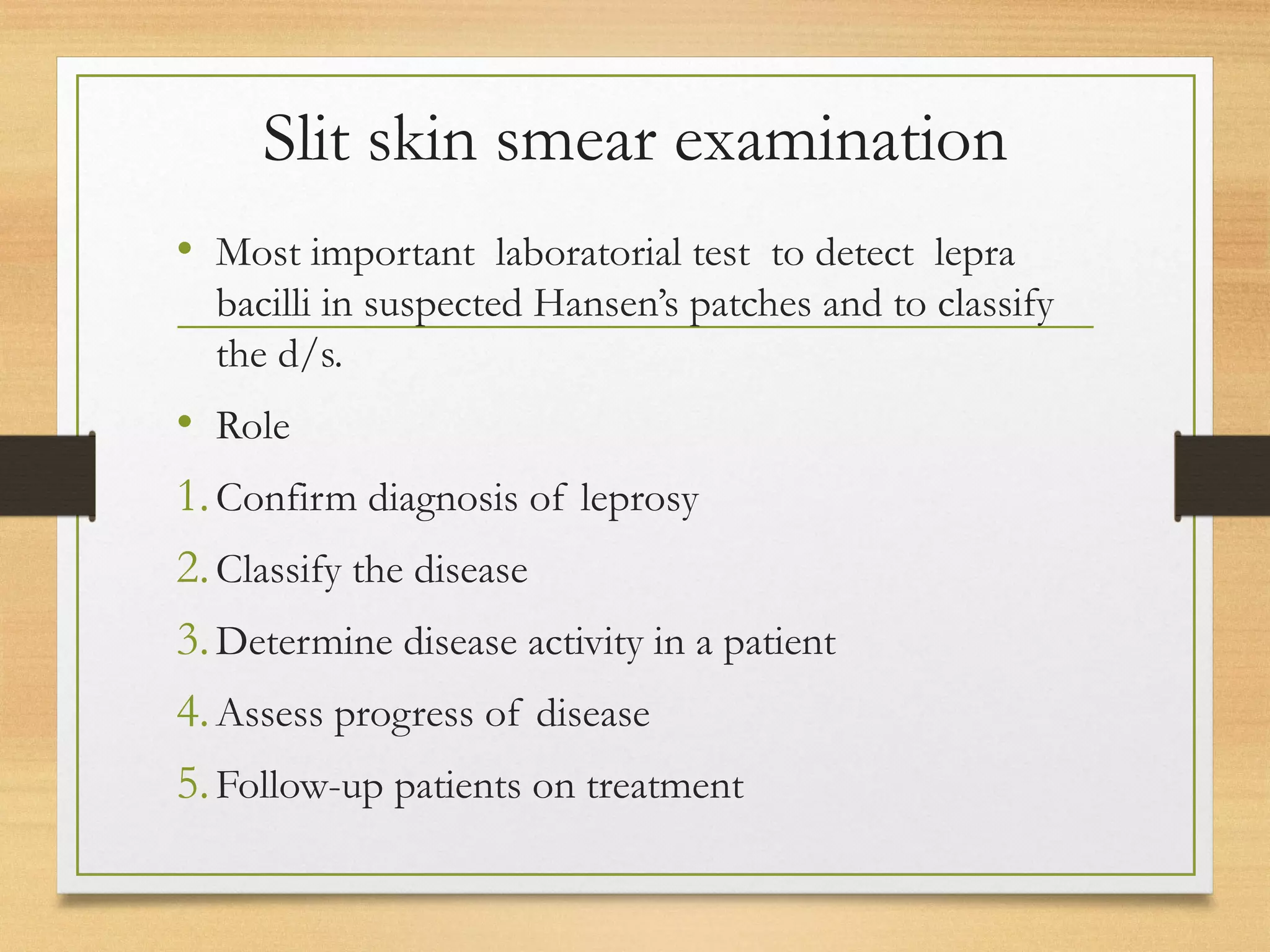 Bedside investigations in dermatology | PPT