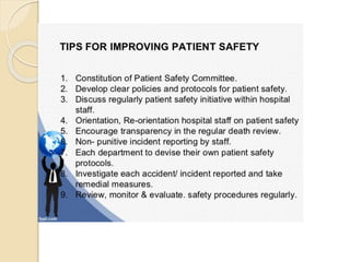 Bed side management and safety | PPTX