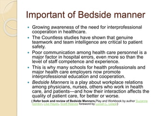Bed side management and safety | PPT