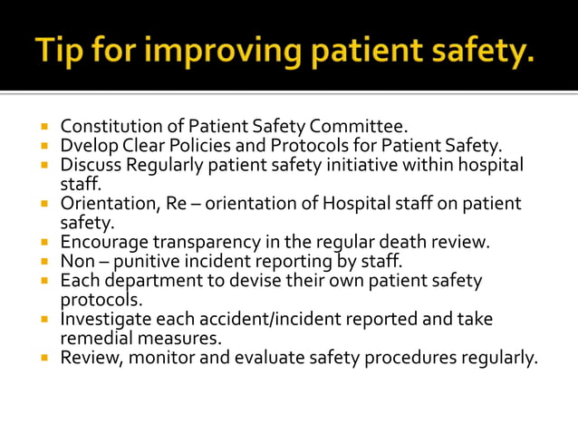 Bed side management and patient safety | PPTX | First Aid | Injuries