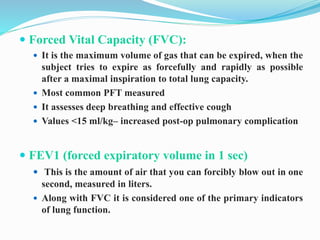 Bedside PULMONARY FUNCTION TEST/PFT | PPTX