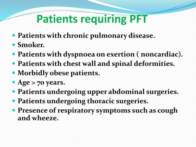 Bedside PULMONARY FUNCTION TEST/PFT | PPTX | Lung and Respiratory ...
