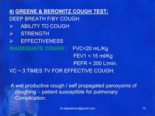 Bed side pulmonary function tests 7 | PPTX