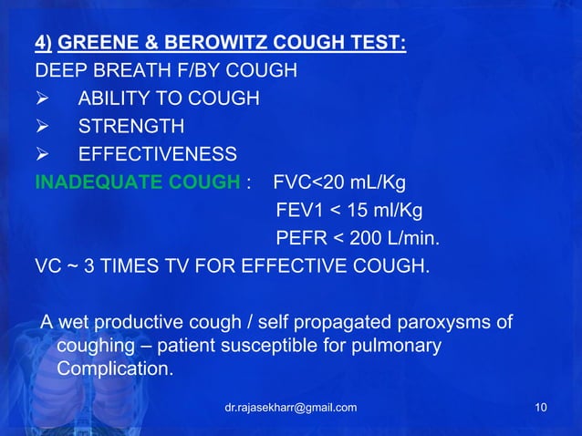 Bed side pulmonary function tests 7 | PPTX