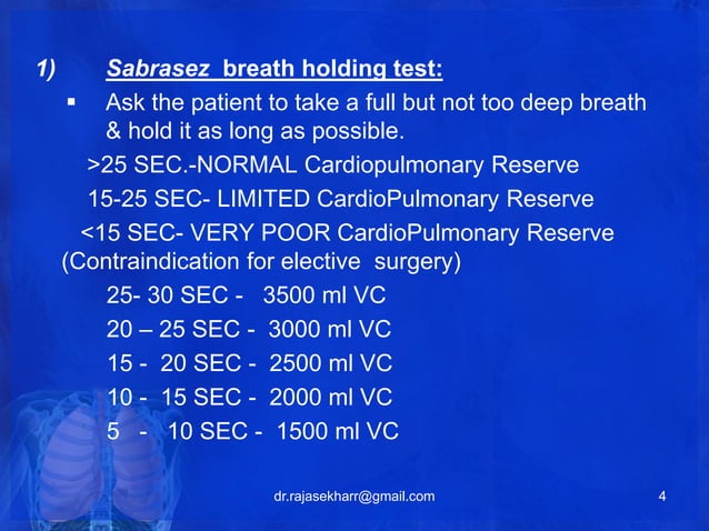 Bed side pulmonary function tests 7 | PPTX