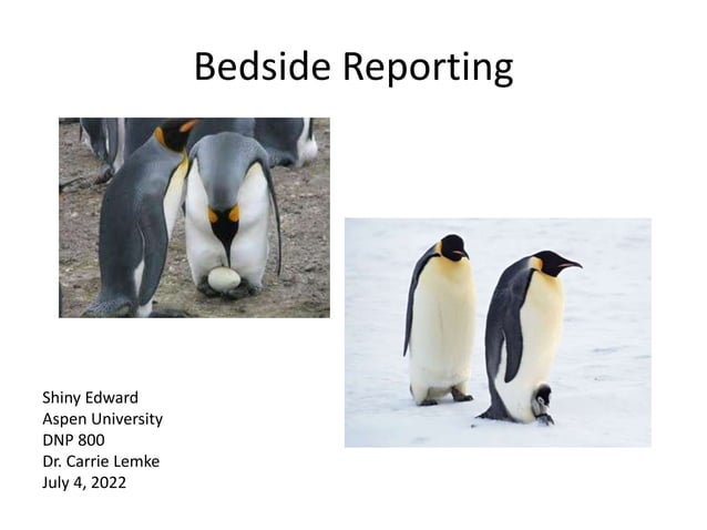 Bedside Reporting.pptx | Parenting Babies and Toddlers | Parenting