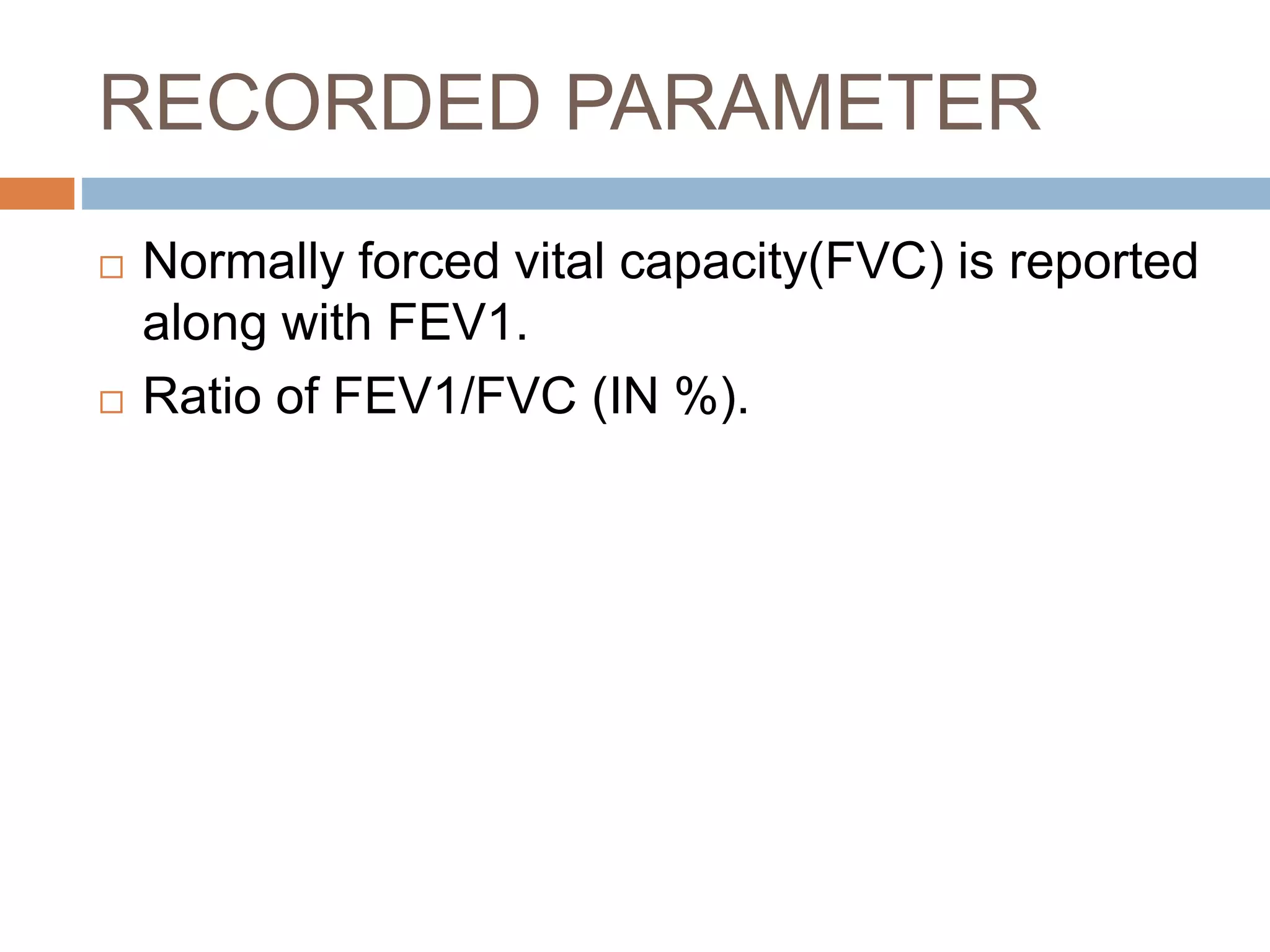 Bedside respiratory assessment & spirometry | PPTX