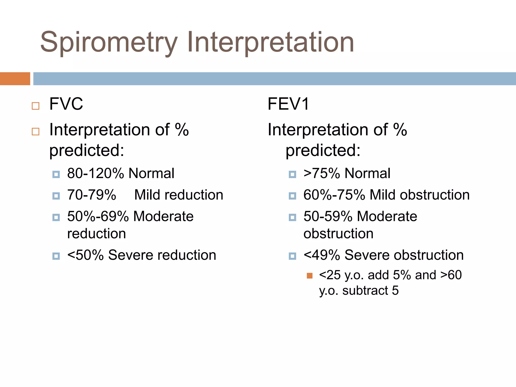 Bedside respiratory assessment & spirometry | PPTX