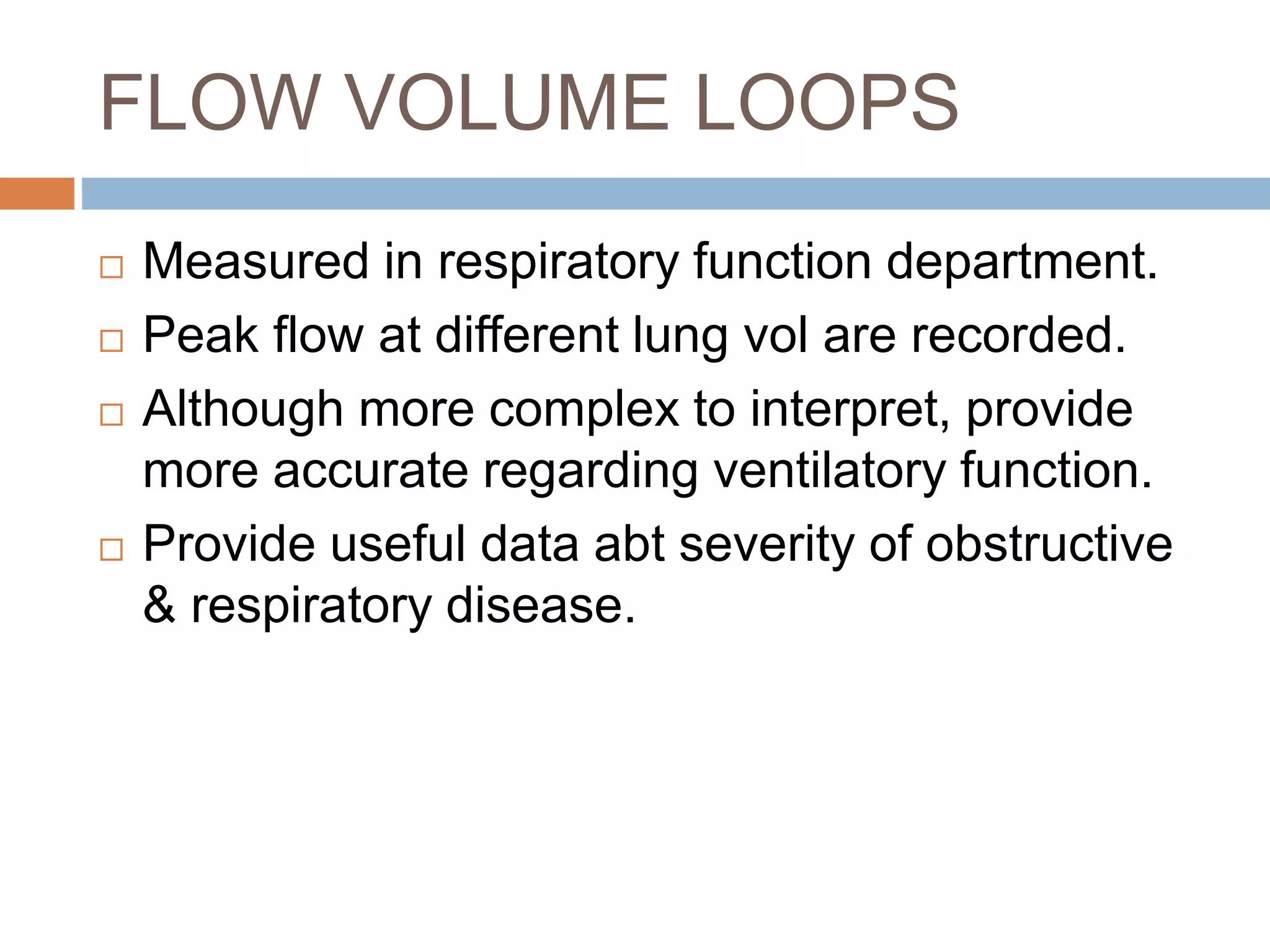 Bedside respiratory assessment & spirometry | PPTX