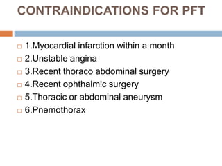 Bedside respiratory assessment & spirometry | PPTX