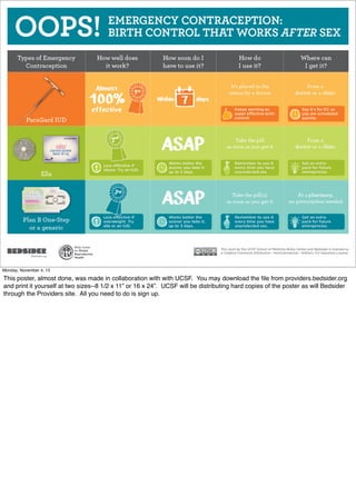 Bedsider at the EC Jamboree, Re-Branding Birth Control | PDF ...