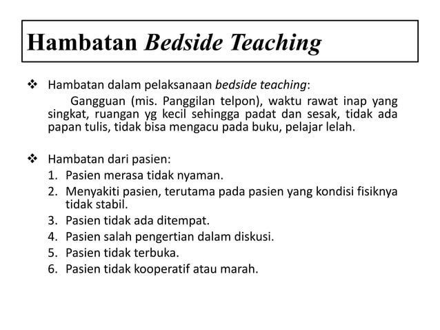 Bedside teaching | PPTX