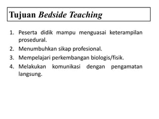 Bedside teaching | PPTX